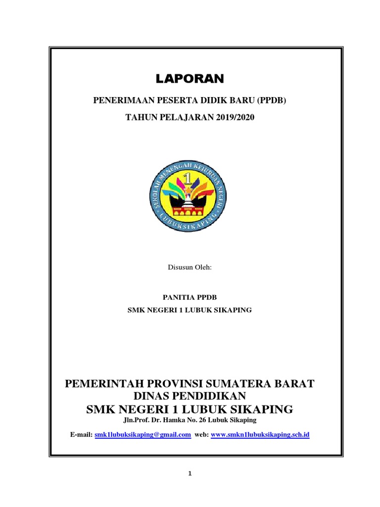 Laporan PPDB | PDF | Karier & Perkembangan | Pengelolaan Keuangan & Uang