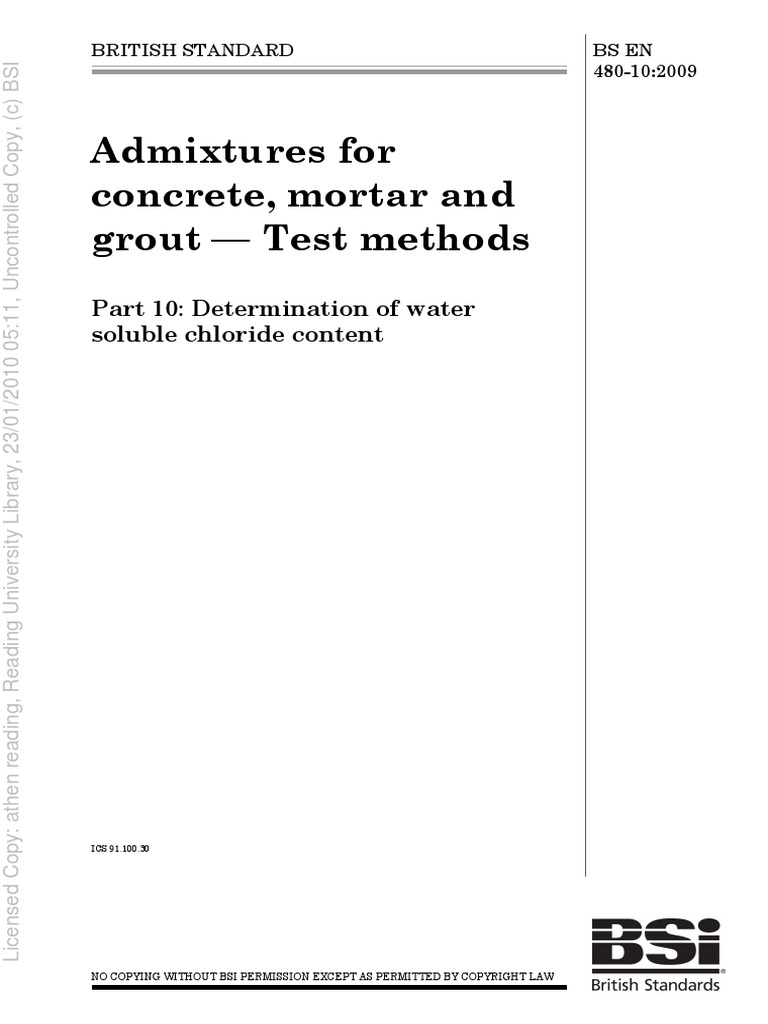 BS en 00480-10-2009 PDF | PDF | Ph | Nitric Acid