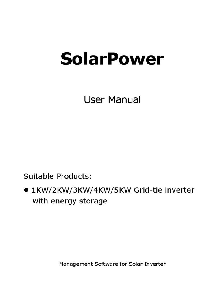 Solar Manual | PDF | Icon (Computing) | Battery Charger
