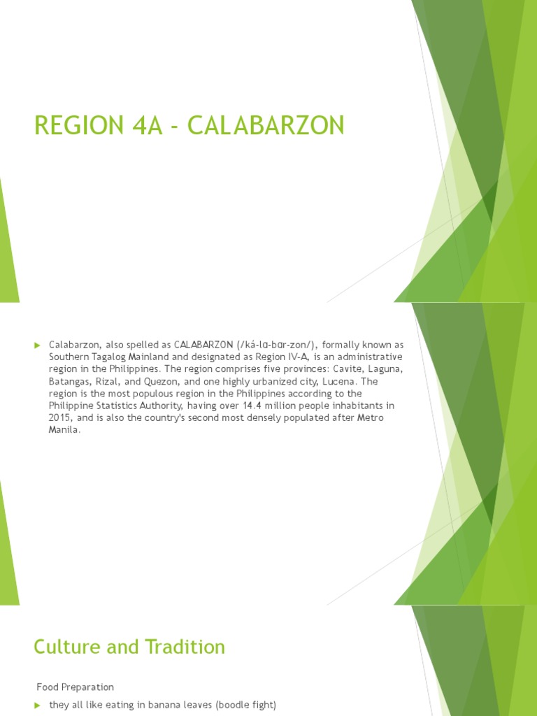 Region III | PDF | Western Cuisine | Regional & Ethnic Food