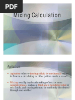 Agitation and Mixing Calculations Guide | PDF | Mechanics | Chemical ...