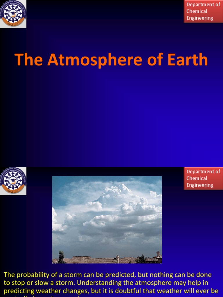 The Atmosphere of Earth | PDF | Atmosphere Of Earth | Evaporation