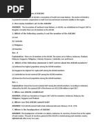 Asean Quiz Bee 2 | PDF | Association Of Southeast Asian Nations ...