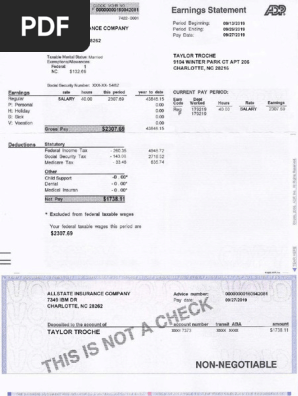 Adp Pay Stub