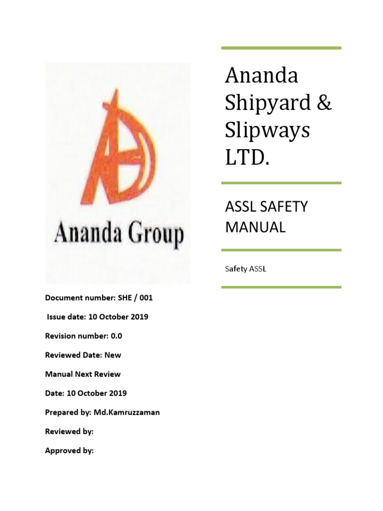 Assl She Manual | PDF | Personal Protective Equipment | Duct (Flow)