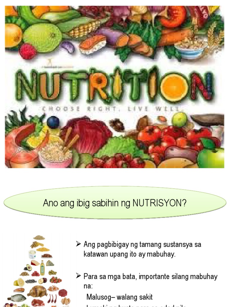 Nutrisyon ppt