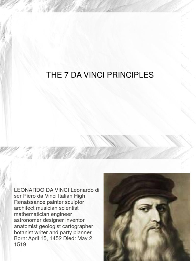 7 Da Vinci Principles2 | PDF