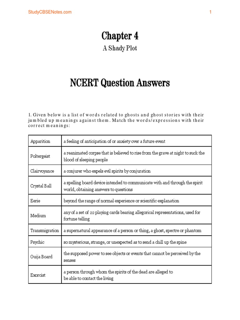 A Shady Plot | PDF | Ghosts | Paranormal