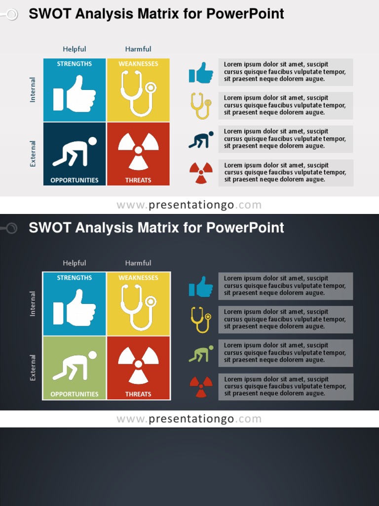 2 0133 SWOT Analysis Matrix PGo 16 9 | PDF