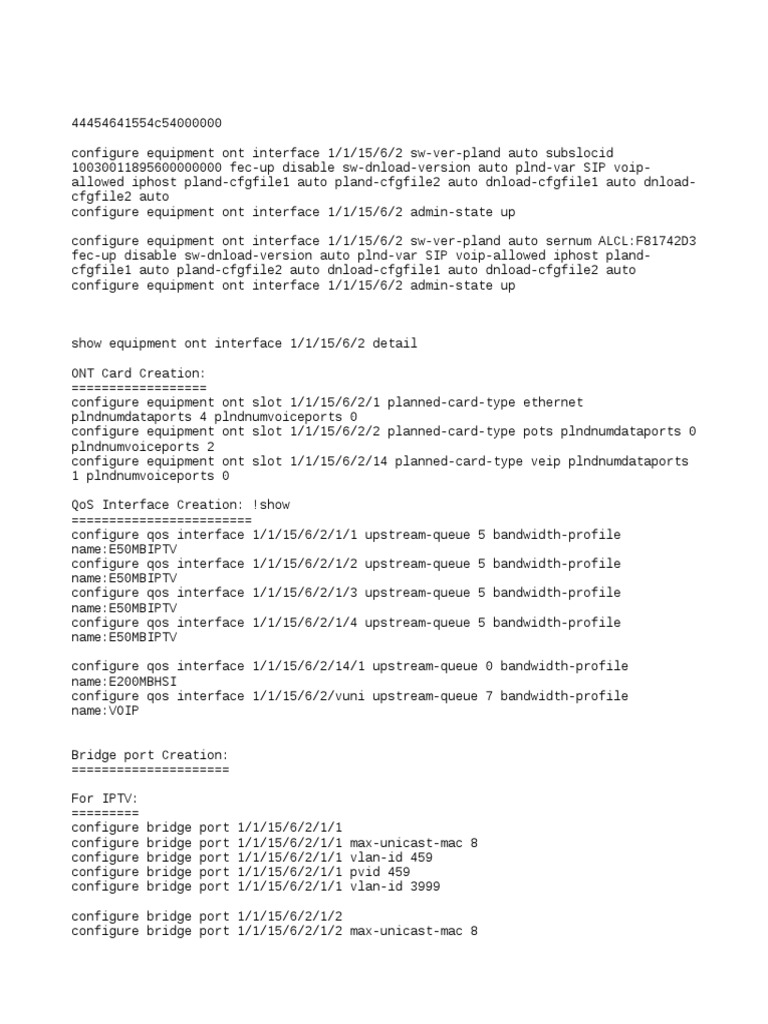 Ont Gpon Conf | PDF | Computer Standards | Networks