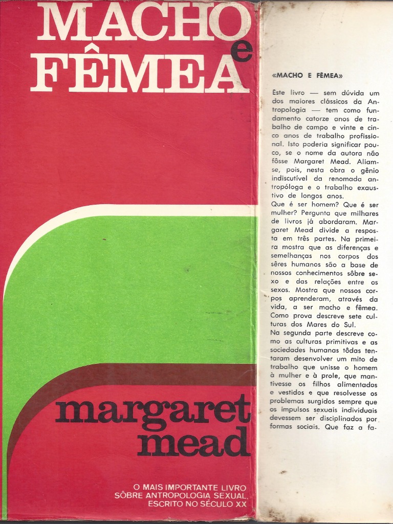 Macho e Femea - Margaret Mead PDF | PDF
