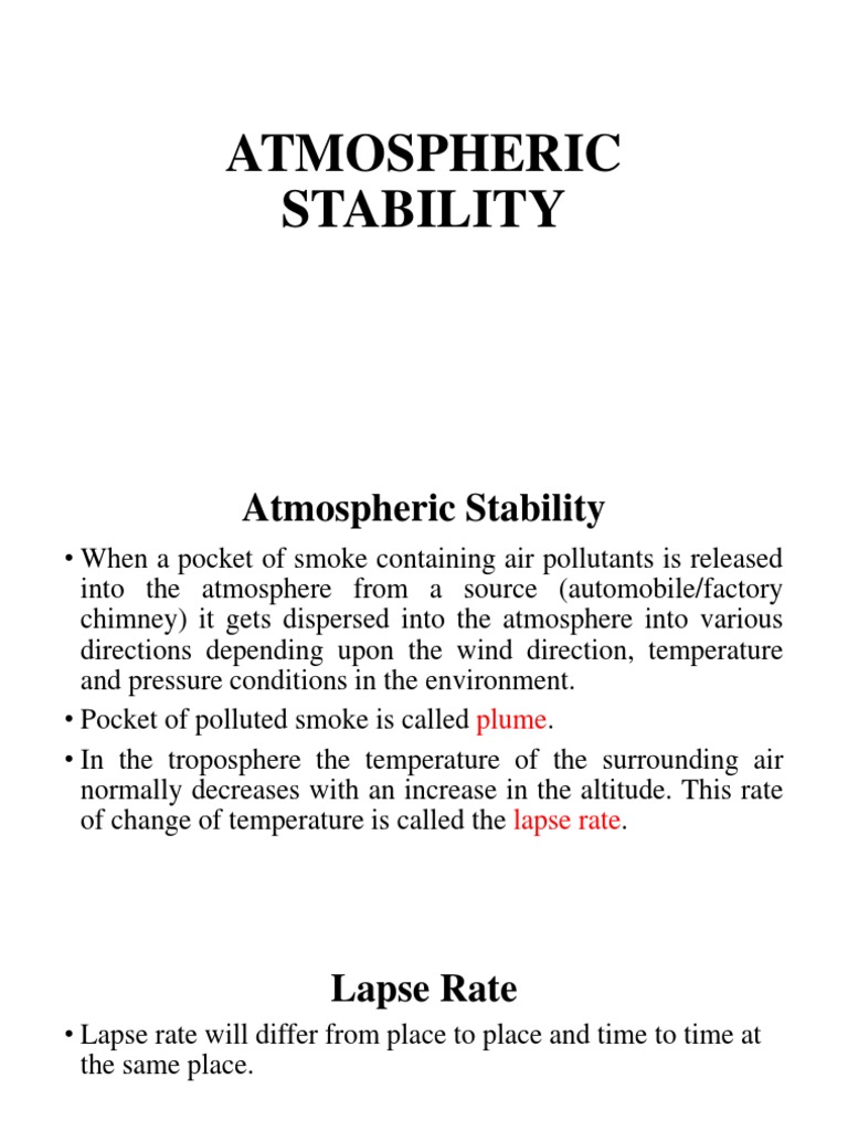 Understanding Lapse Rates in Meteorology | PDF | Atmosphere Of Earth ...