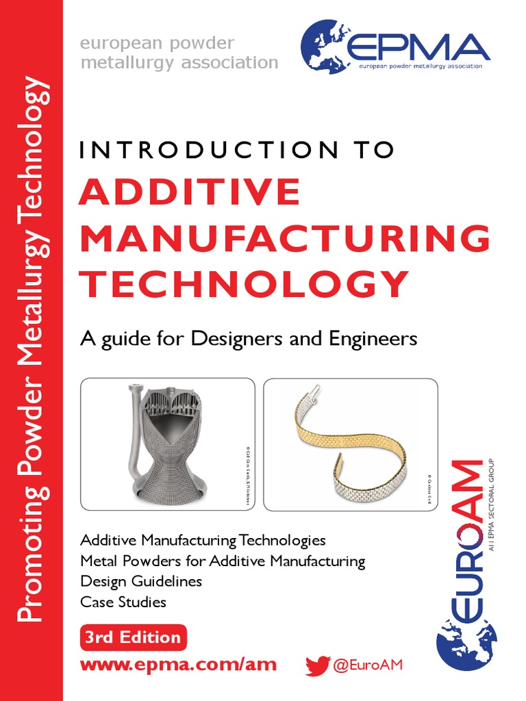Epma Introduction To Additive Manufacturing Technology Third Edition ...