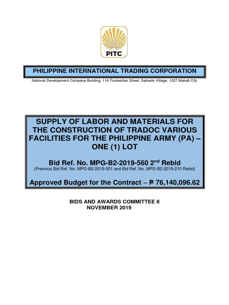 Sample BId Documents | PDF | Joint Venture | Collective Bargaining