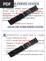 SM Work Permit Form | PDF | Fires | Hazards
