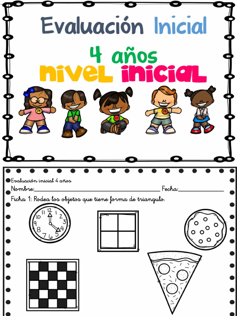 Evaluación Inicial 4 Años PDF | PDF