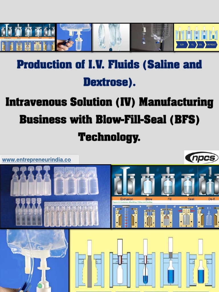 Production of I.V. Fluids (Saline and Dextrose) - Intravenous Solution ...