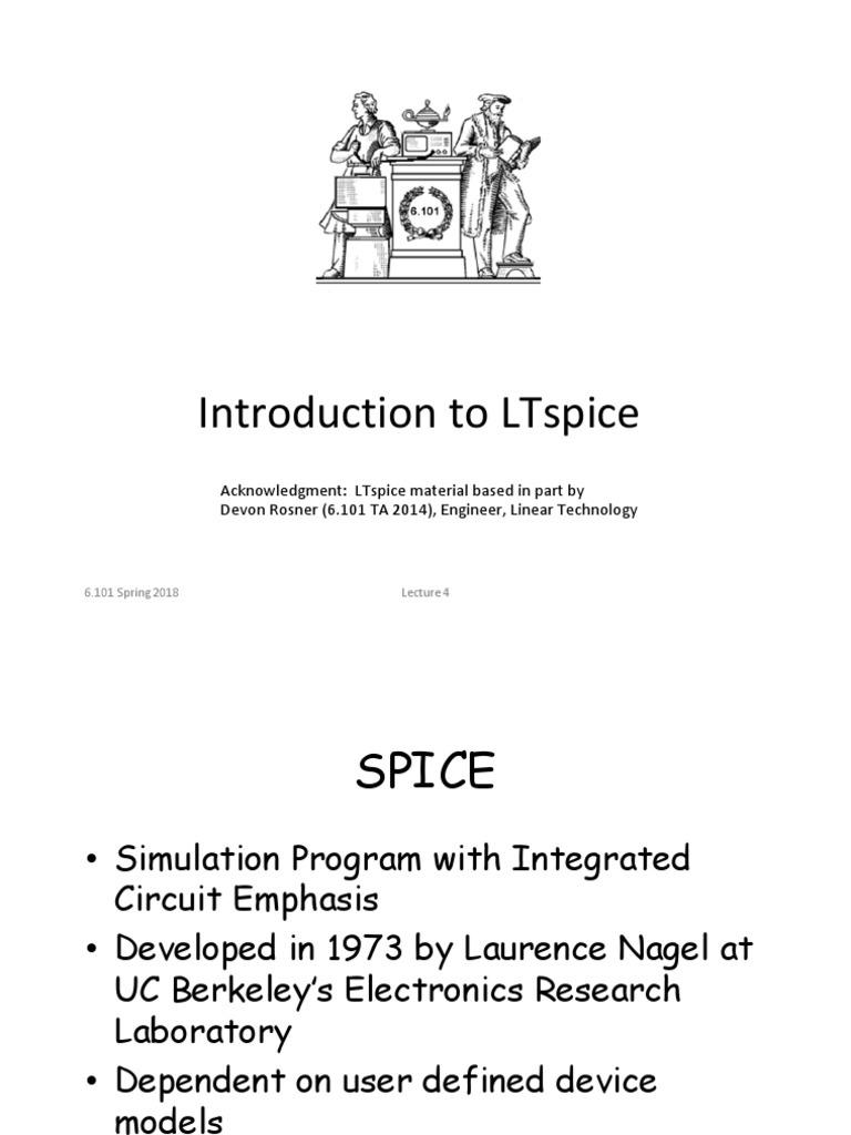 Introduction To LTSpice | PDF | Operational Amplifier | Spice