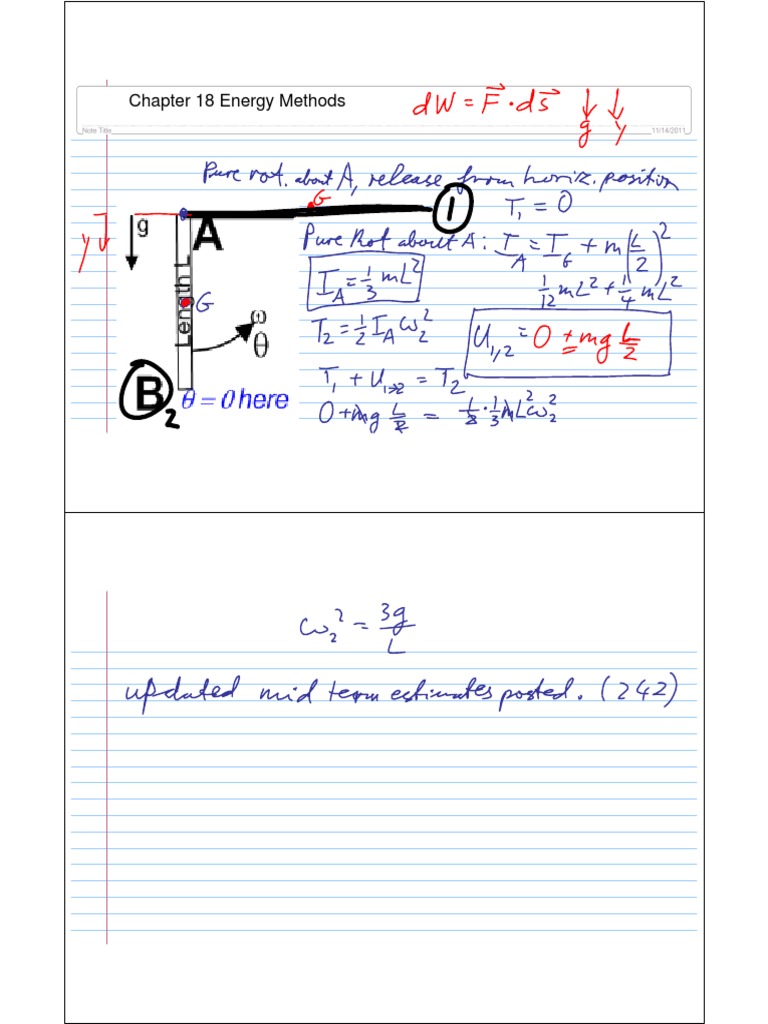 Chapter 18 Energy Methods | PDF