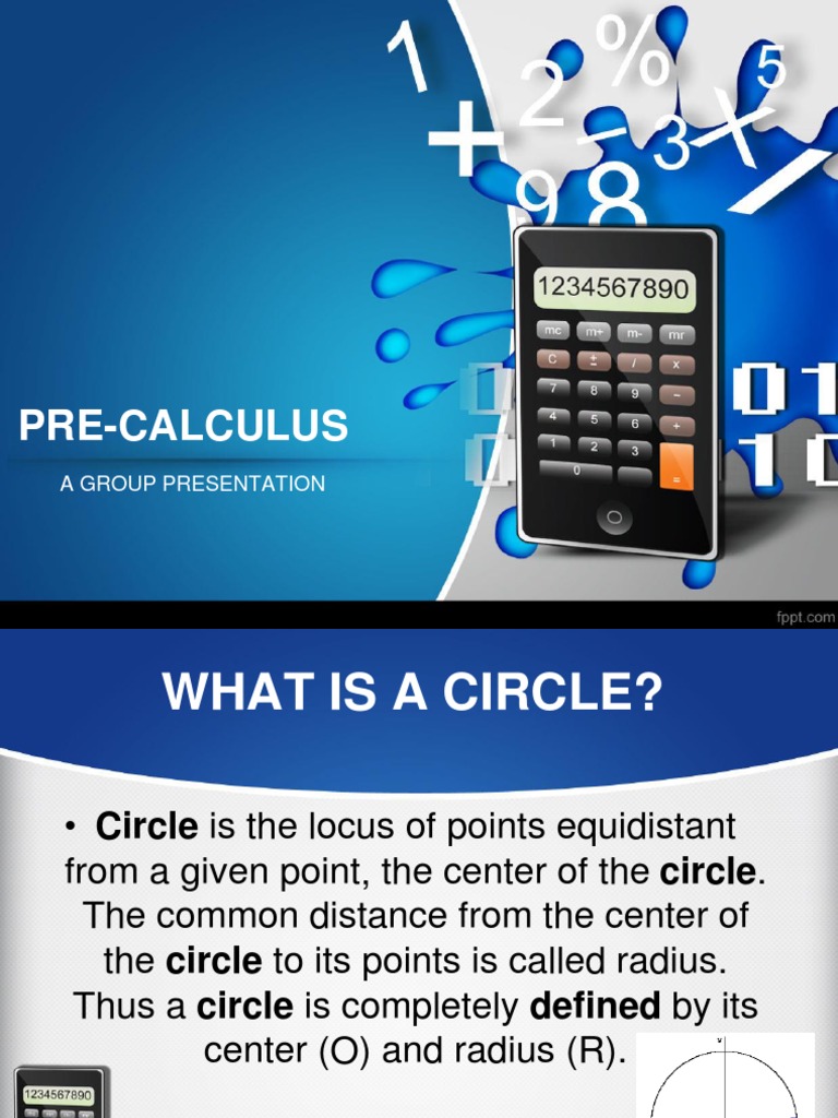 Pre-Calculus: A Group Presentation | PDF