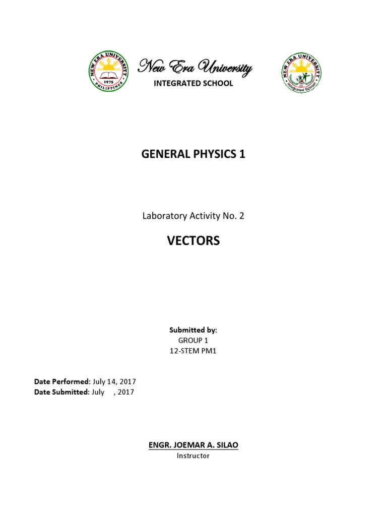 Vector Resultant Lab Activity | PDF | Euclidean Vector | Velocity