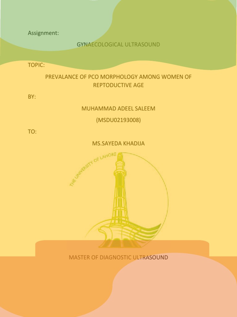 Prevalence of PCO Morphology in Women | PDF