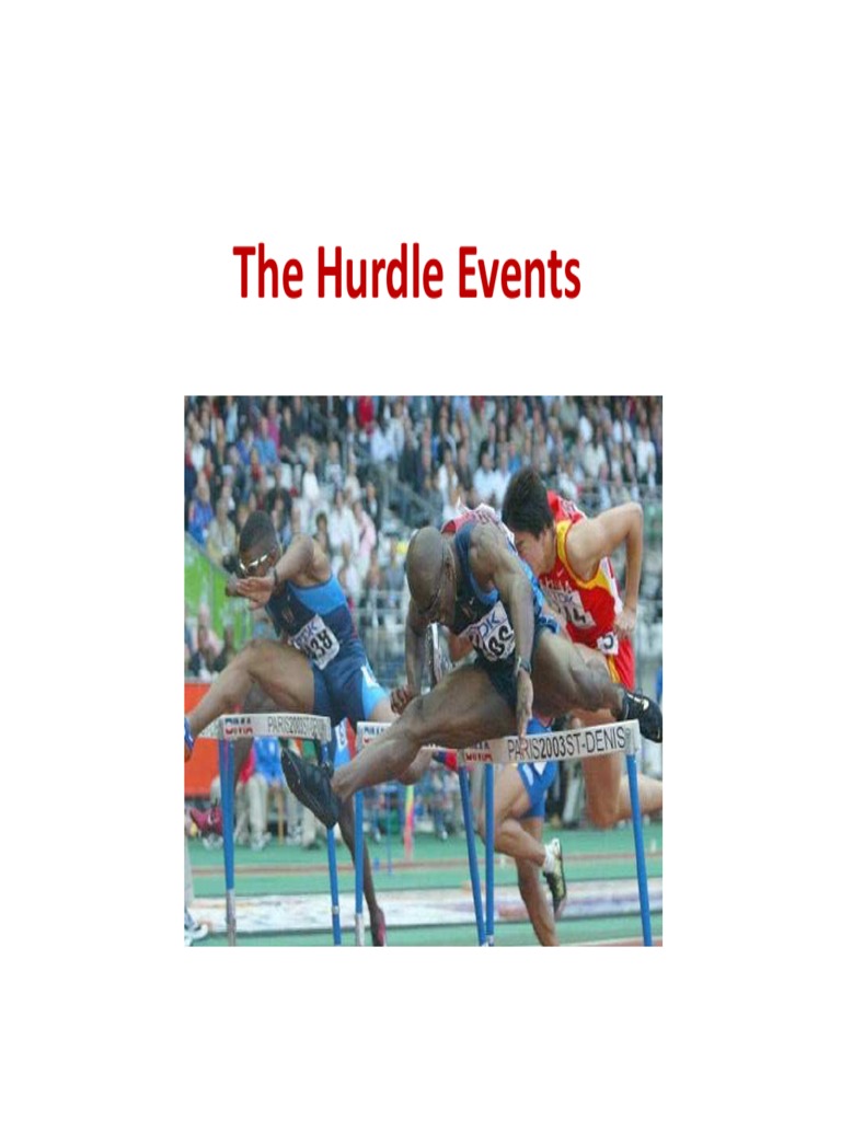 Short Hurdles | PDF | Anatomical Terms Of Motion | Acceleration