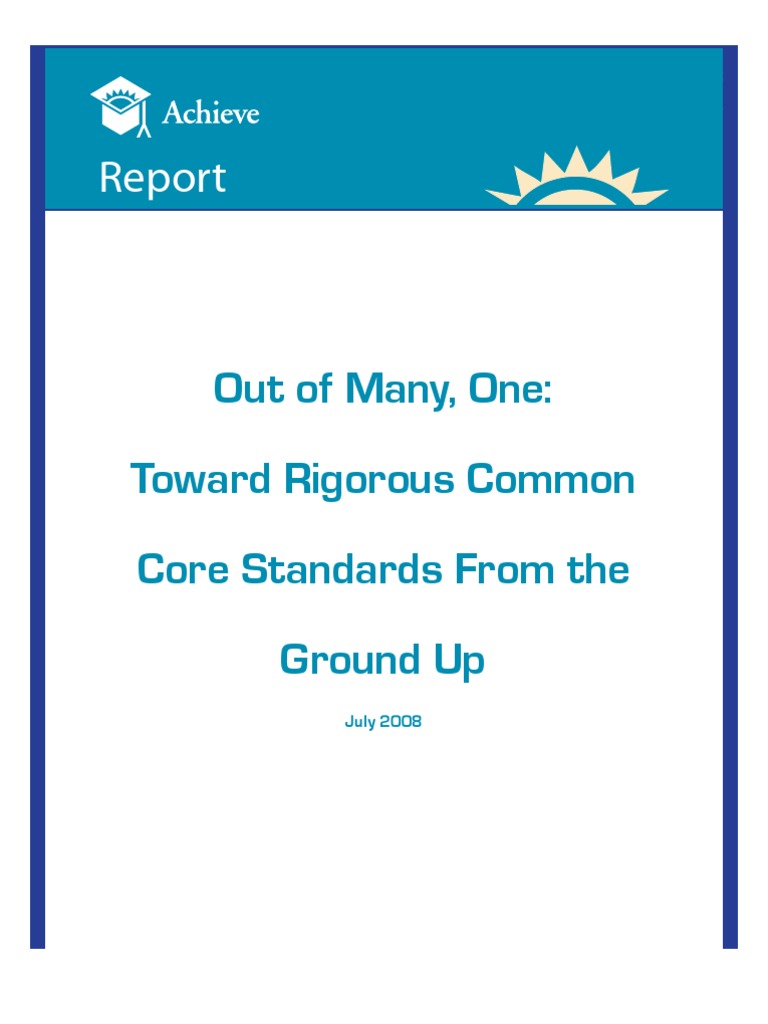 Common State Standards 2008 | PDF
