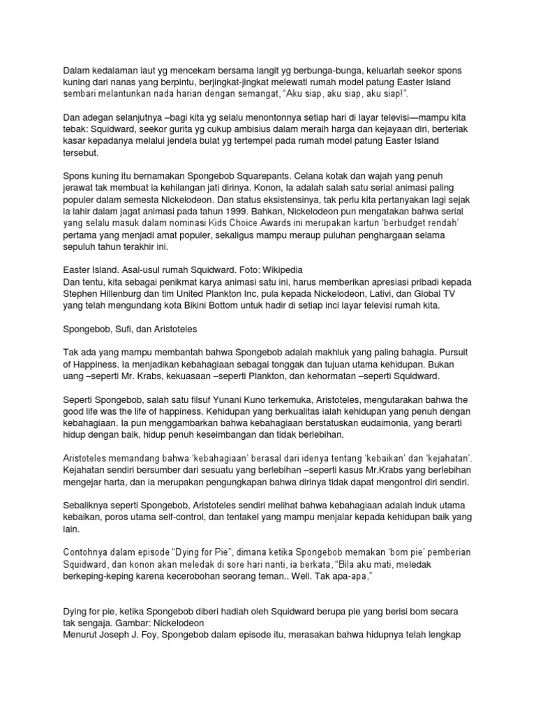 Spongebob Squarepants and The Philosophy | PDF