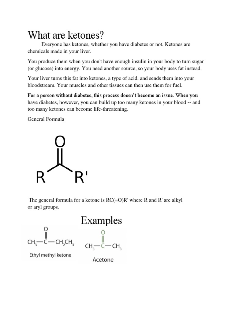What Are Ketones? | PDF | Ketone | Functional Group