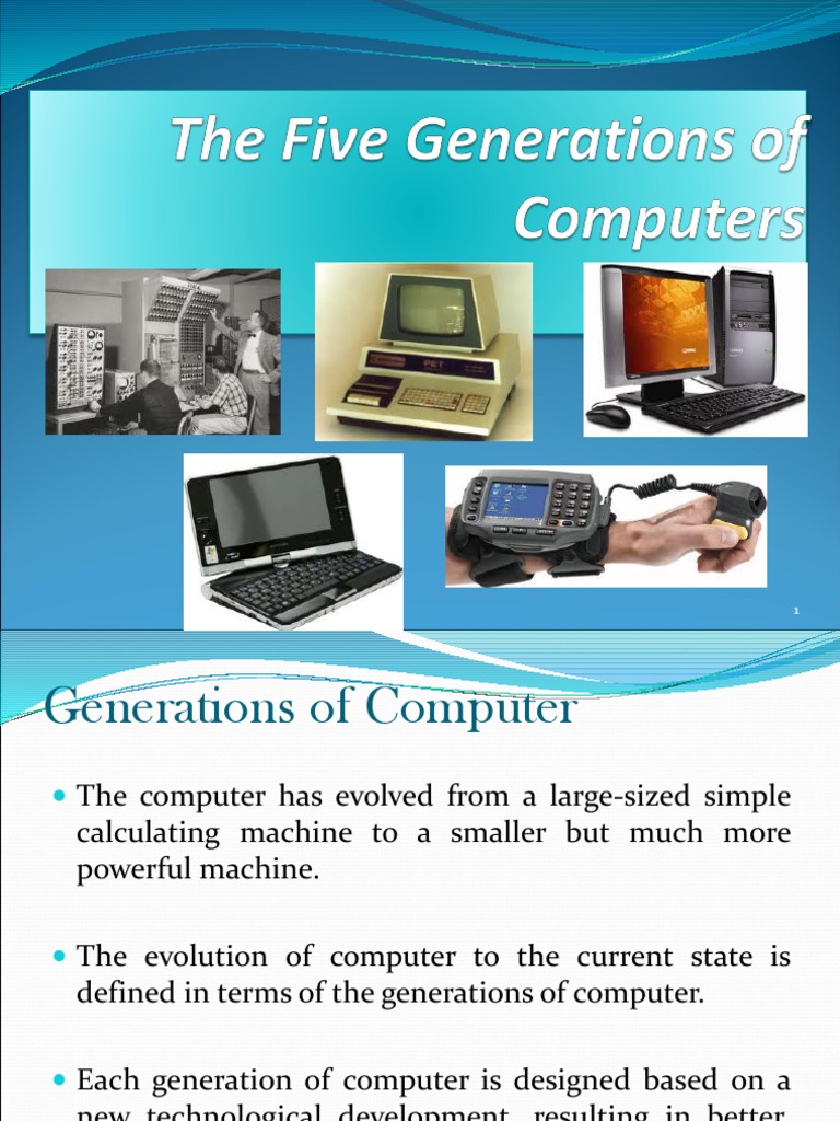 Computer Generations | PDF | Integrated Circuit | Microprocessor