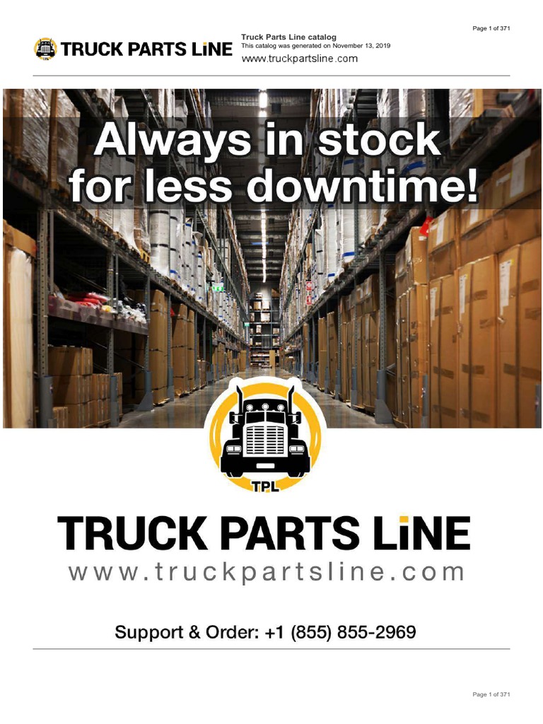 Truck Parts Line Store Catalog 2019 | PDF | Diesel Engine | Air ...