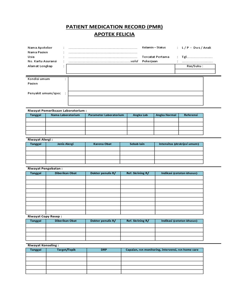 PMR Apotek Felicia | PDF