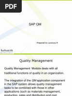SAP QM - Dynamic Modification Rule | PDF