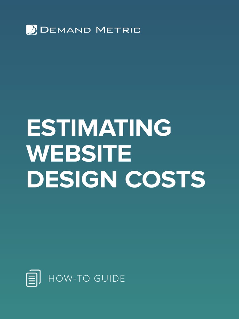 Website Design Cost Estimation Guide | PDF | Web Design | Websites