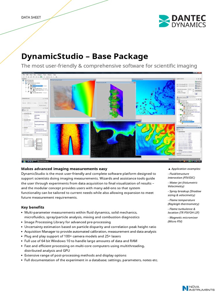 0455 v1 DS DynamicStudio Base Package | PDF | Image Editing | Data Analysis