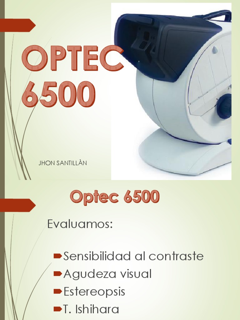 Optec 6500 | PDF