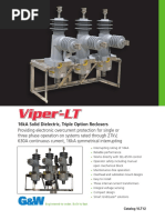 Recloser G&W Viper ST | PDF | Transformer | Insulator (Electricity)