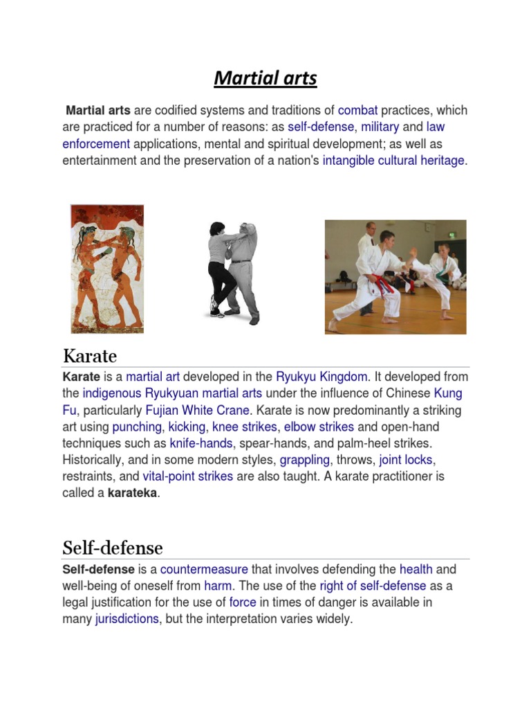 Martial Arts | PDF