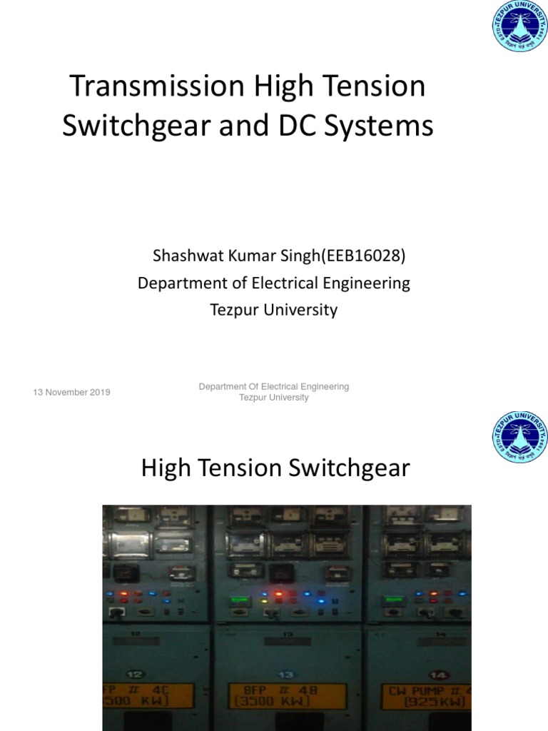 HT Transmission and DC Sytems | PDF | Battery Charger | High Voltage