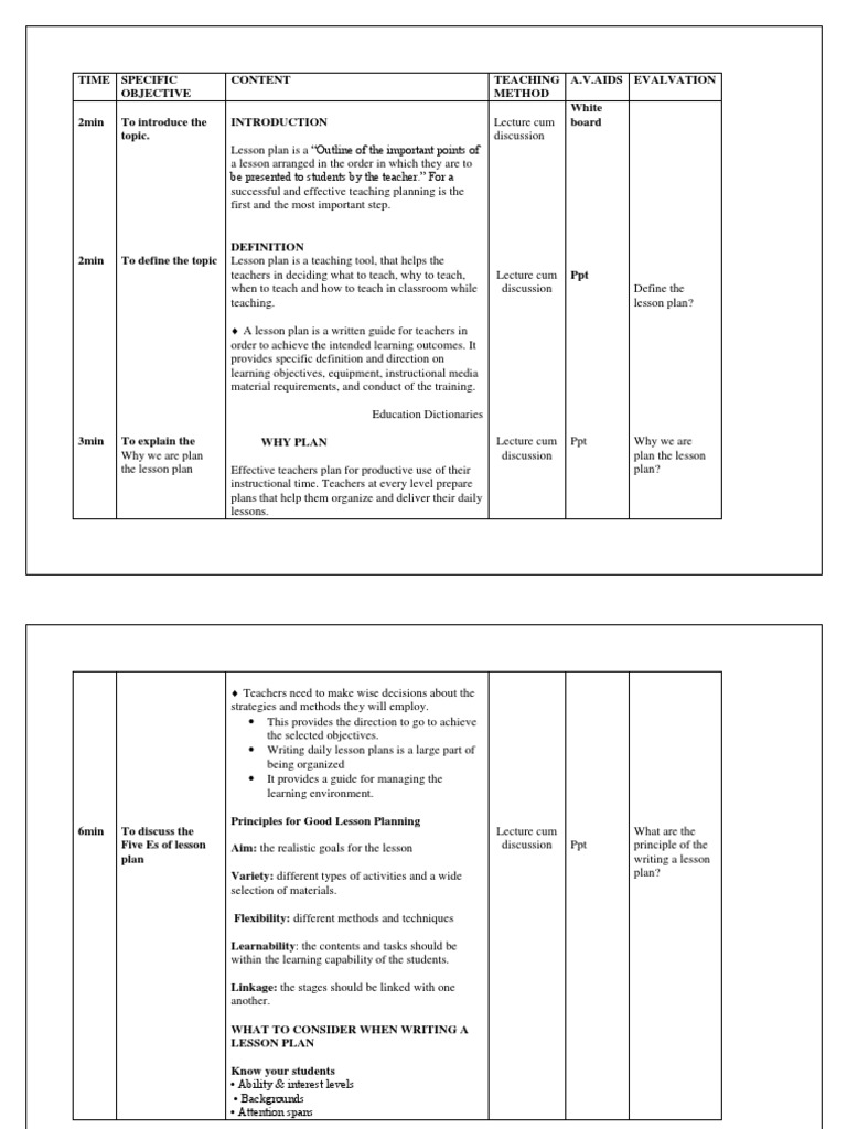 Effective Lesson Planning: A Comprehensive Guide to Developing Engaging ...