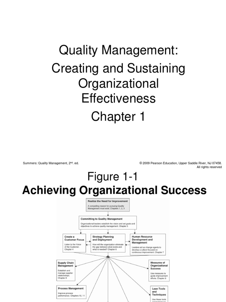 01 Organizational Effectiveness | PDF | Quality Management | Quality ...