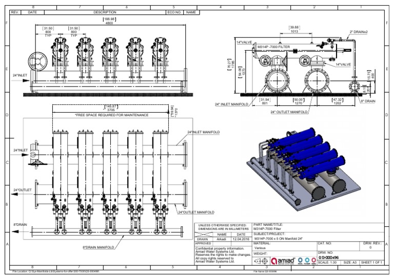 Filter Manifold Layout | PDF | Nature
