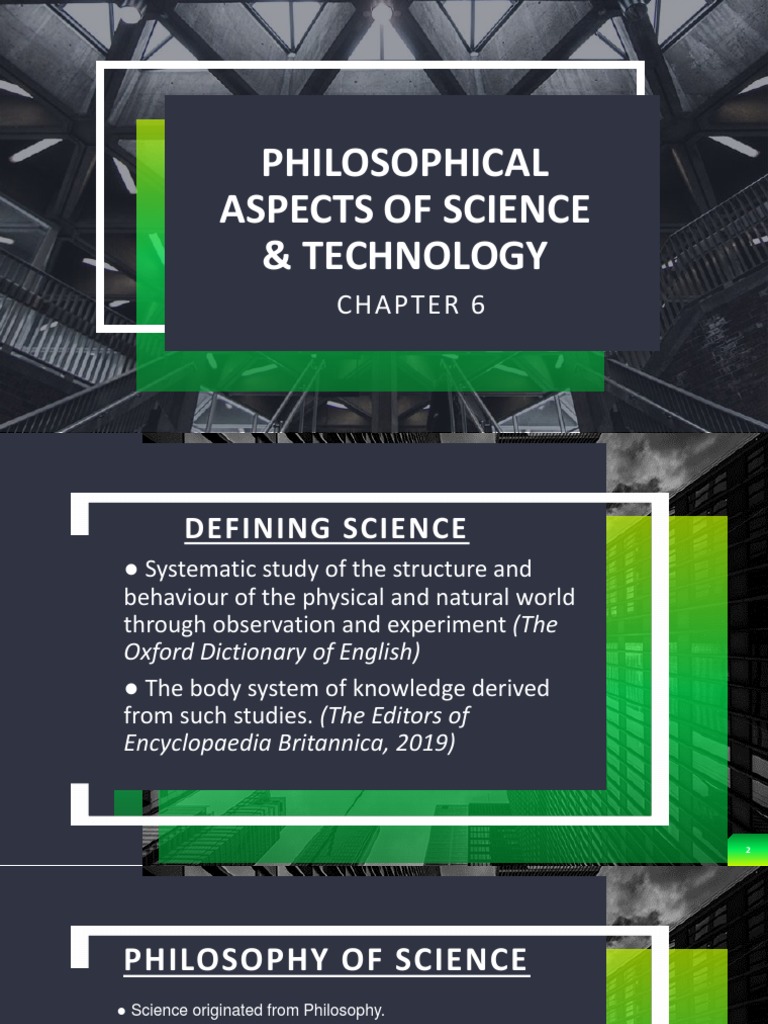 Philosophical Aspects of Science & Technology | PDF | Philosophy Of ...