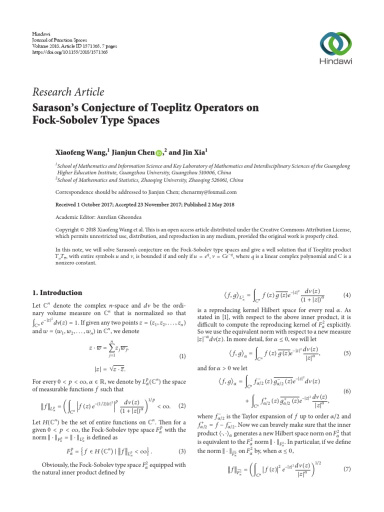 Fock Space | PDF | Complex Number | Basis (Linear Algebra) Fock Space | PDF | Complex Number | Basis (Linear Algebra)