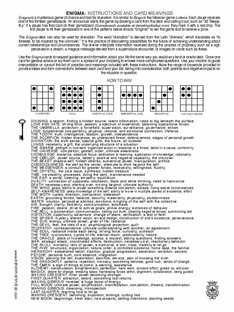 Enigma | PDF | Divination | Metaphysics