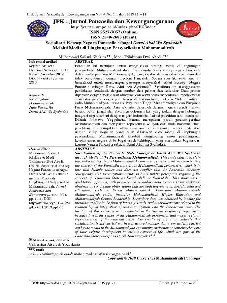 Sosialisasi Konsep Negara Pancasila | PDF