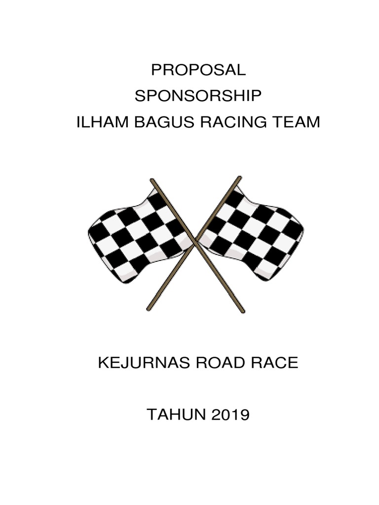 Proposal Sponsorship Ilham Bagus Racing | PDF | Bisnis