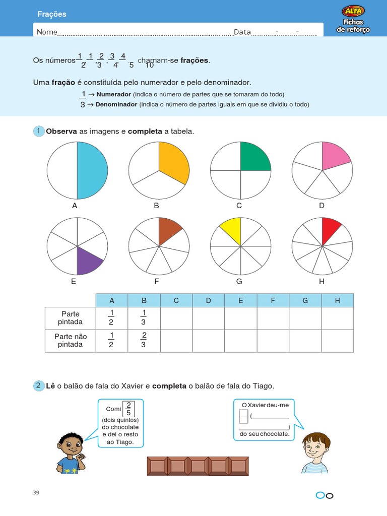 SimplificaÇÃo De FraÇÕes ExercÍcios 6º Ano Simplificar Fração