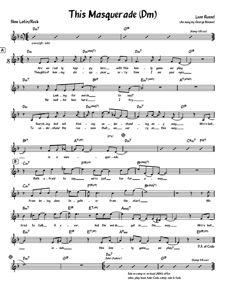 This Masquerade DM | PDF